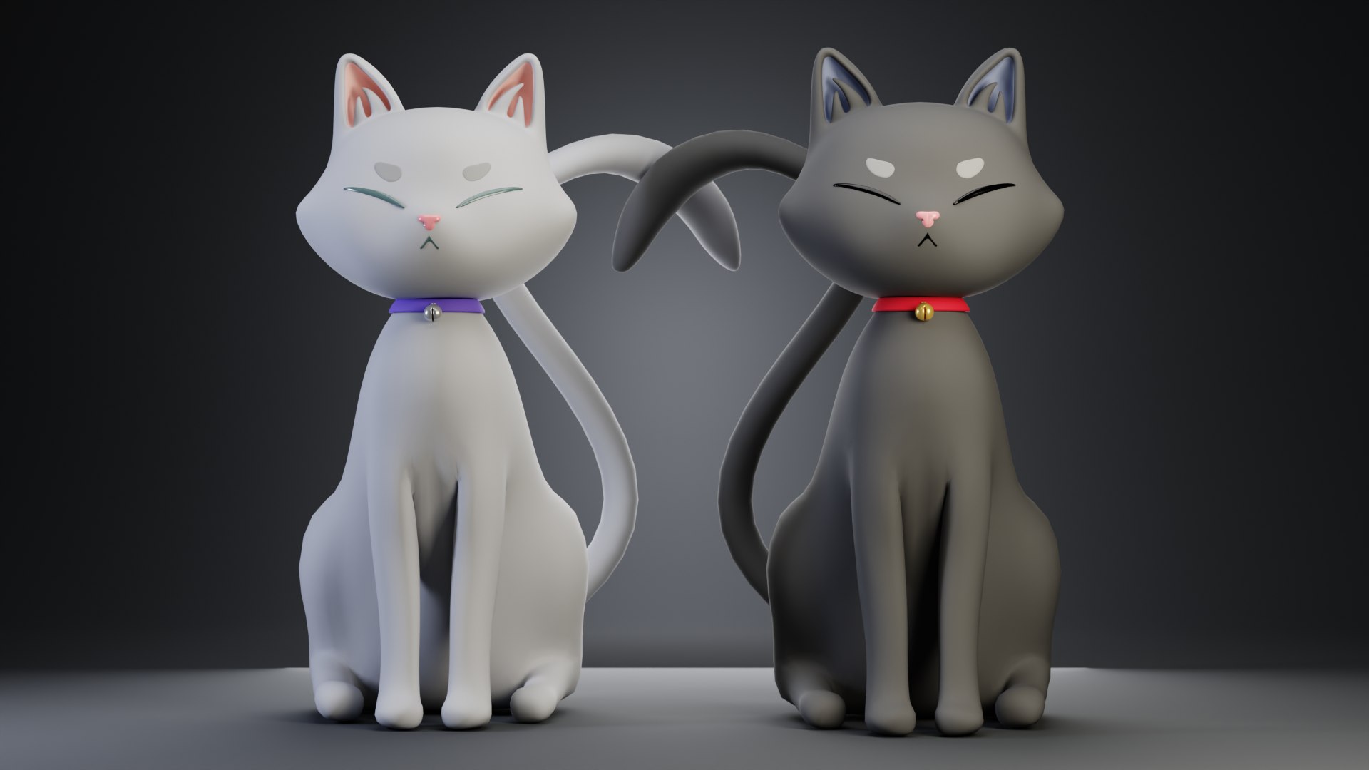 Cartoon Cats 3D Model - TurboSquid 2258012