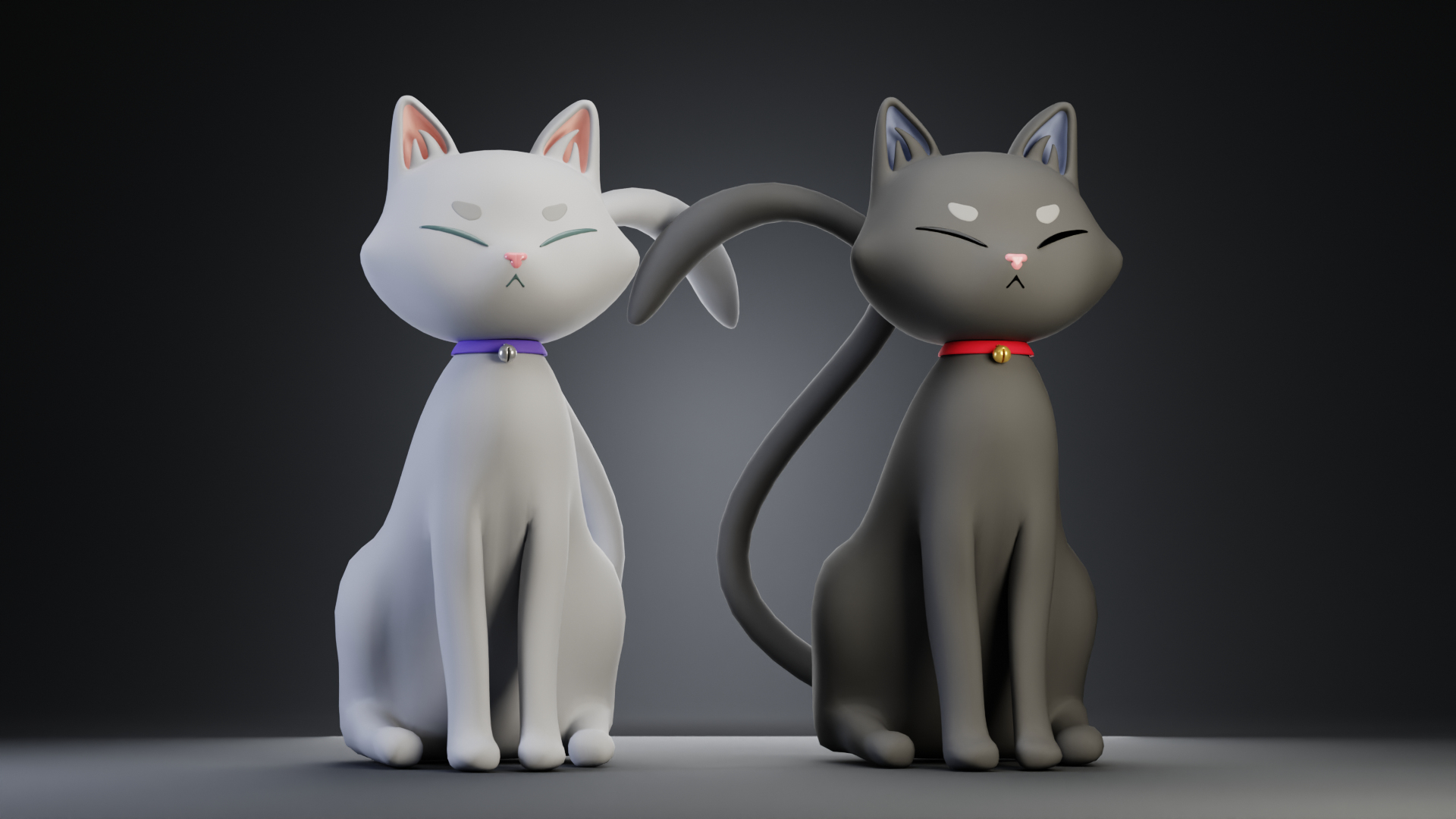 Cartoon Cats 3D Model - TurboSquid 2258012