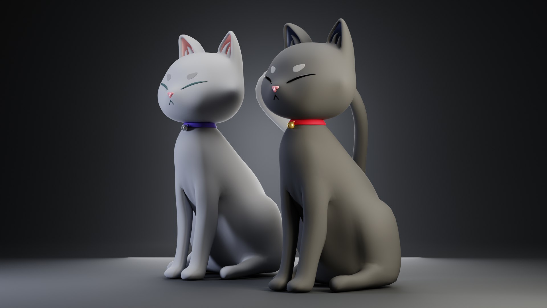 Cartoon Cats 3D Model - TurboSquid 2258012