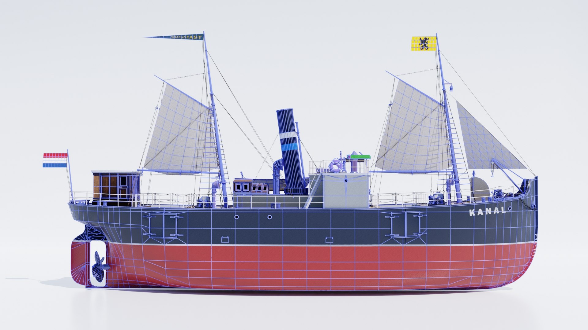 Cargo Ship 3D Model - TurboSquid 1484708
