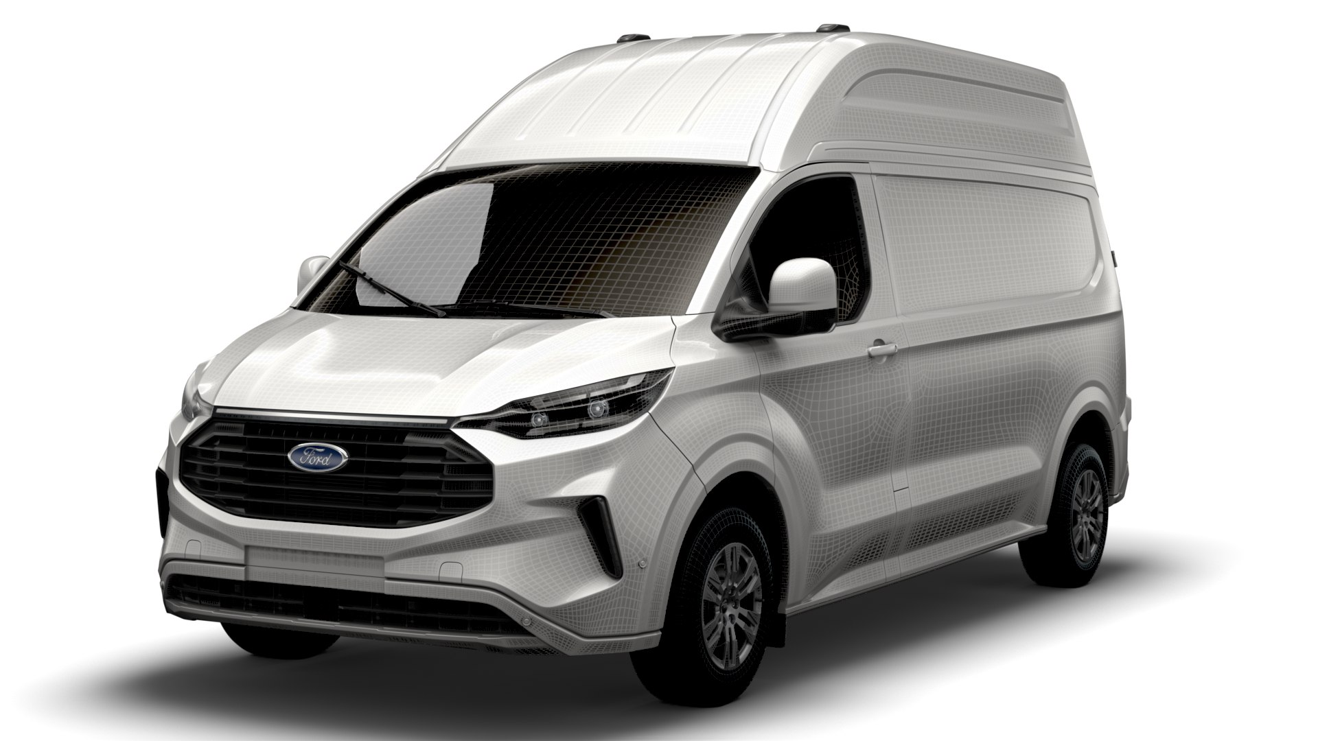 Ford Transit Custom Limited L2H2 2023 3D - TurboSquid 2077501