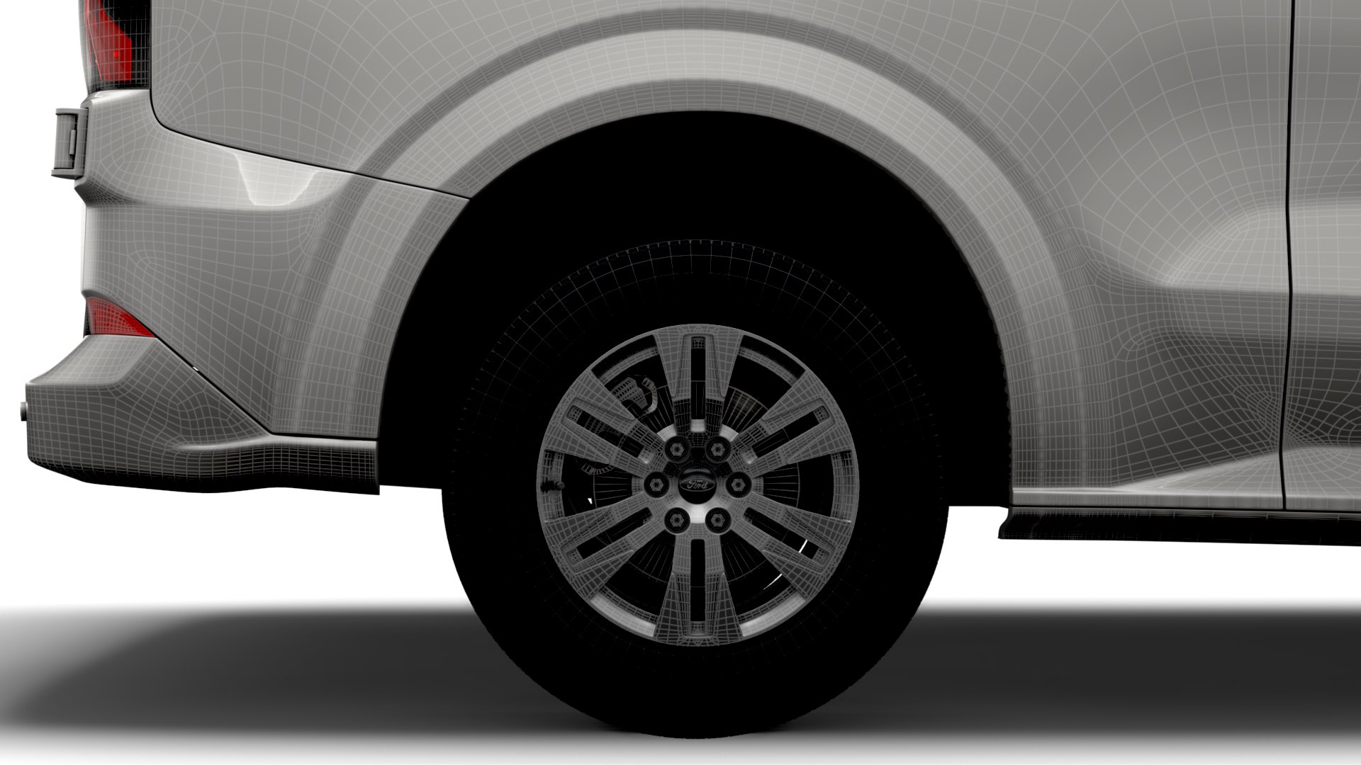 Ford Transit Custom Limited L2H2 2023 3D - TurboSquid 2077501