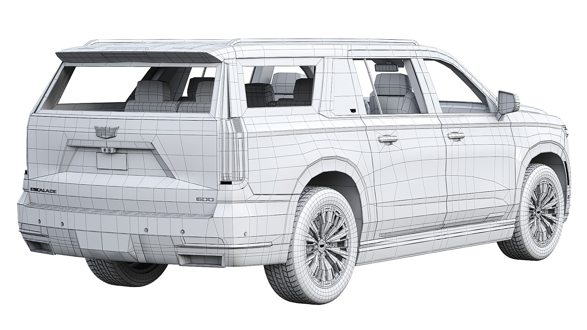 3D Escalade ESV Luxury 2025 Max Model - TurboSquid 2367246
