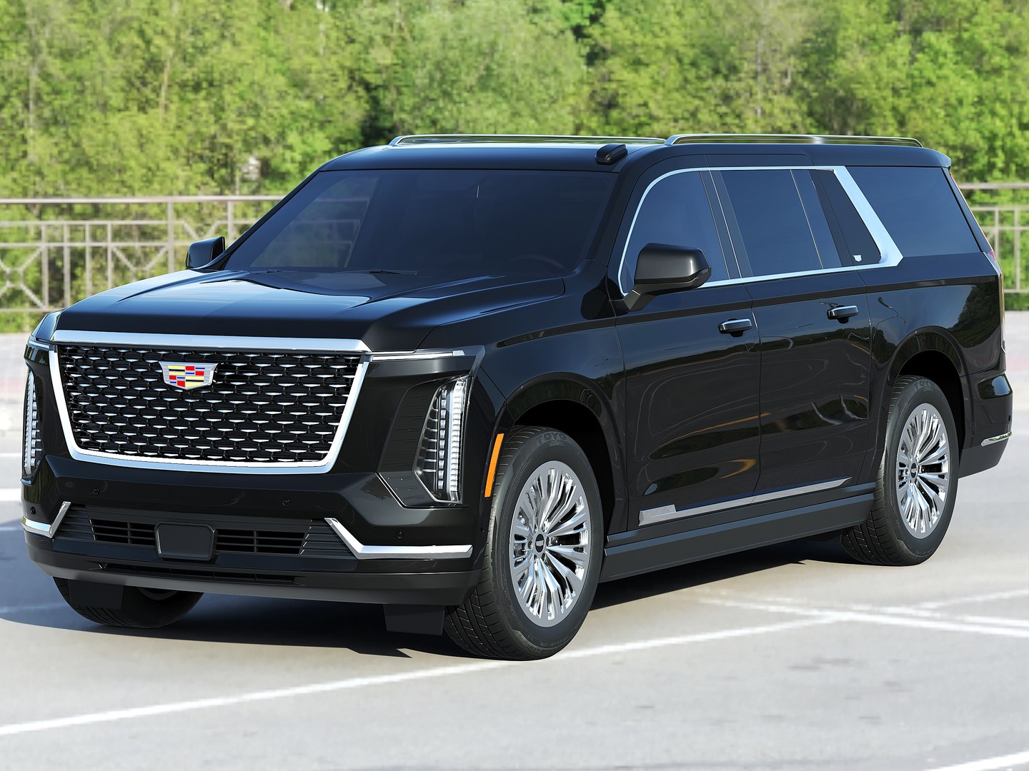 3D Escalade ESV Luxury 2025 Max Model - TurboSquid 2367246