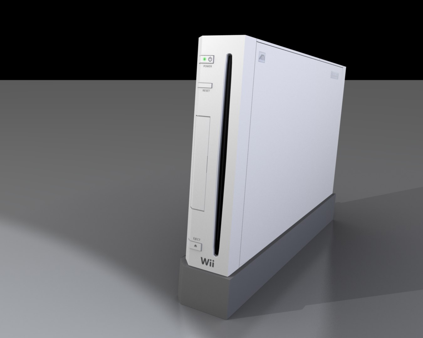 3d Nintendo Wii Model