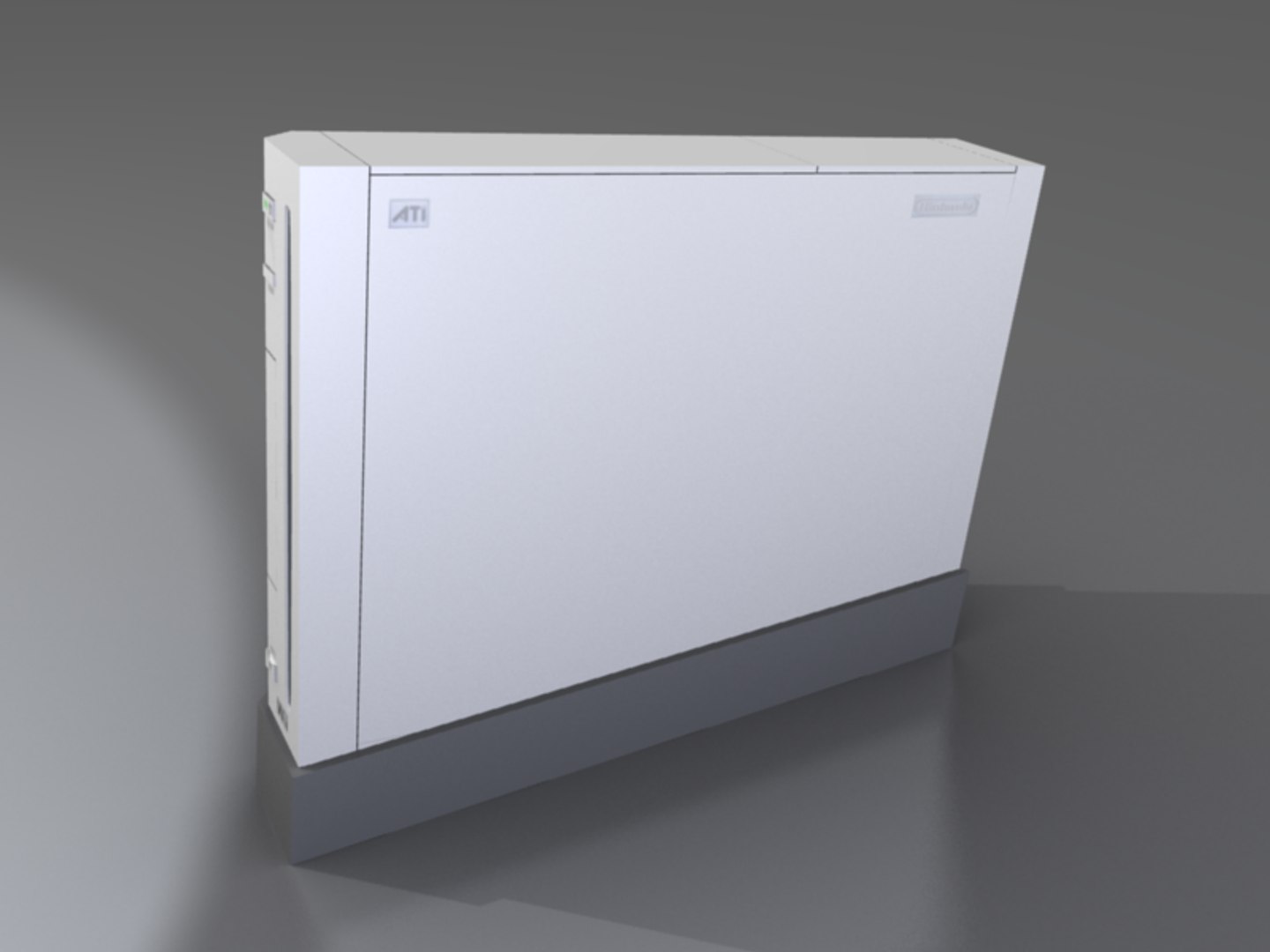 3d Nintendo Wii Model