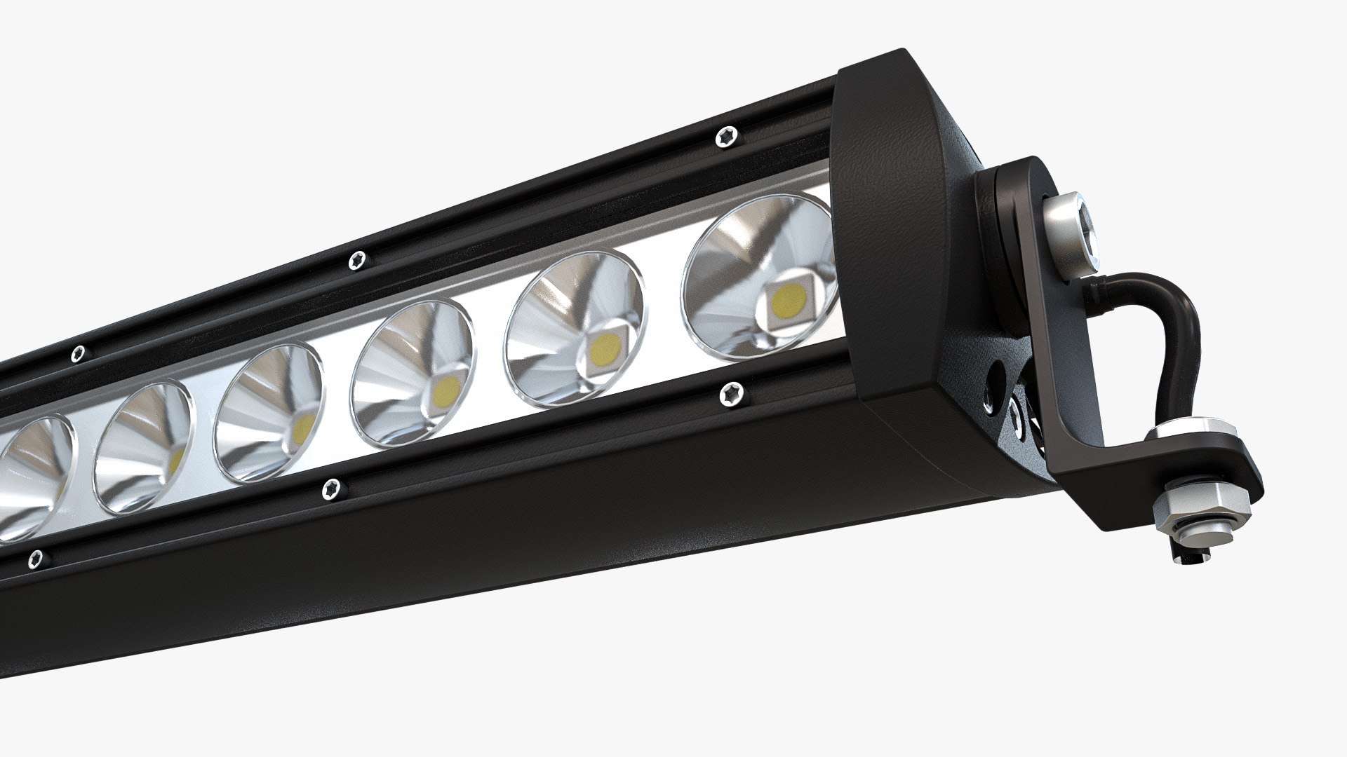 3D Large LED Light Bar V2 - TurboSquid 2147178