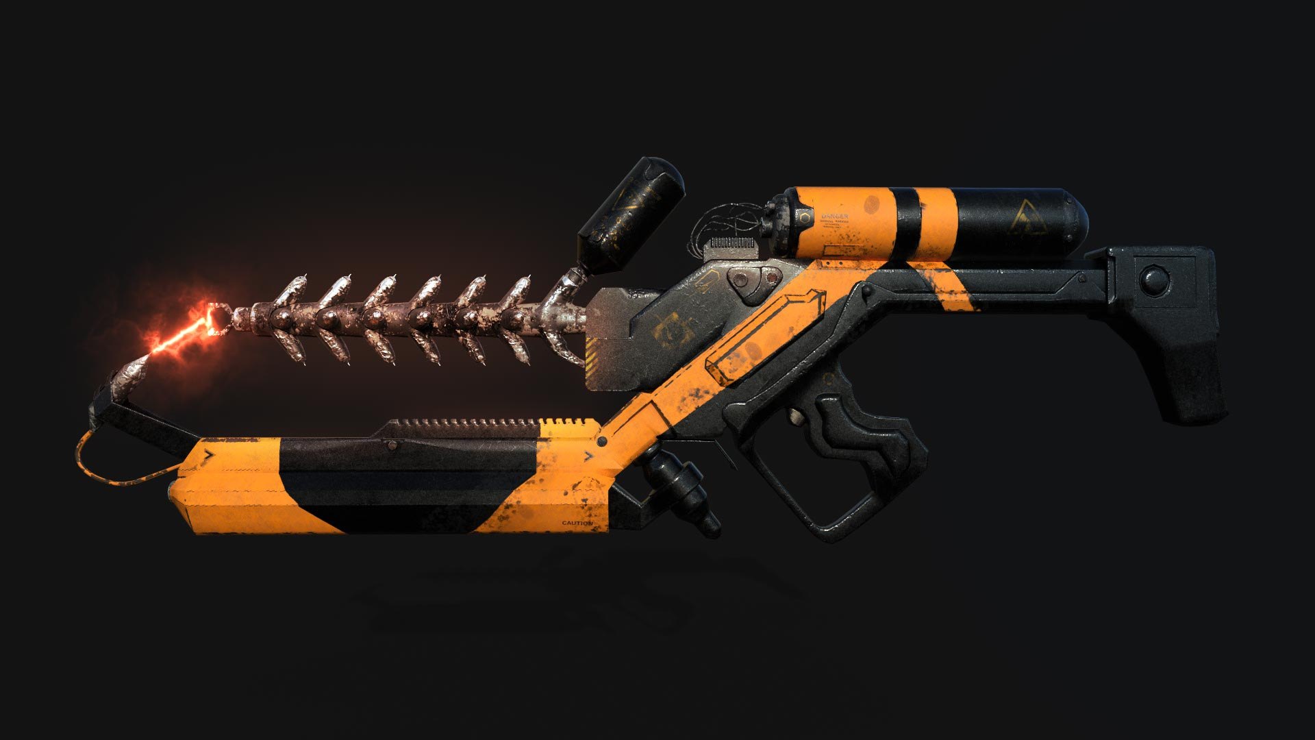 3D Gun District 9 - TurboSquid 1281553