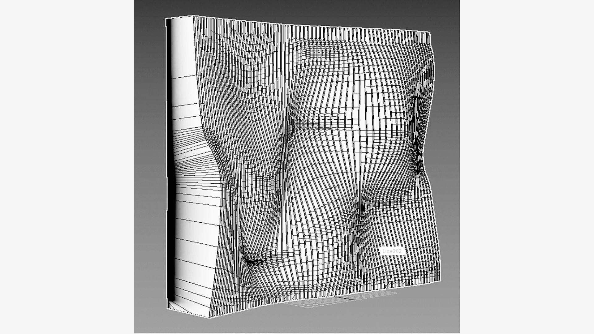 3D Wavy wall panel model - TurboSquid 1971095