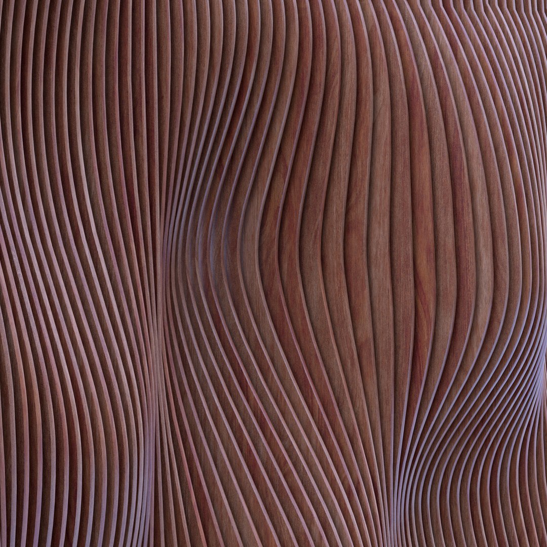 3D Wavy wall panel model - TurboSquid 1971095