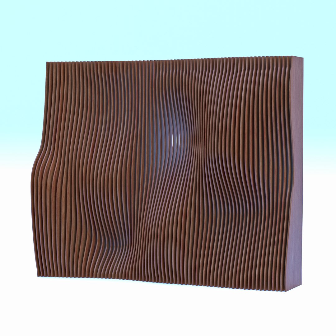 3D Wavy wall panel model - TurboSquid 1971095