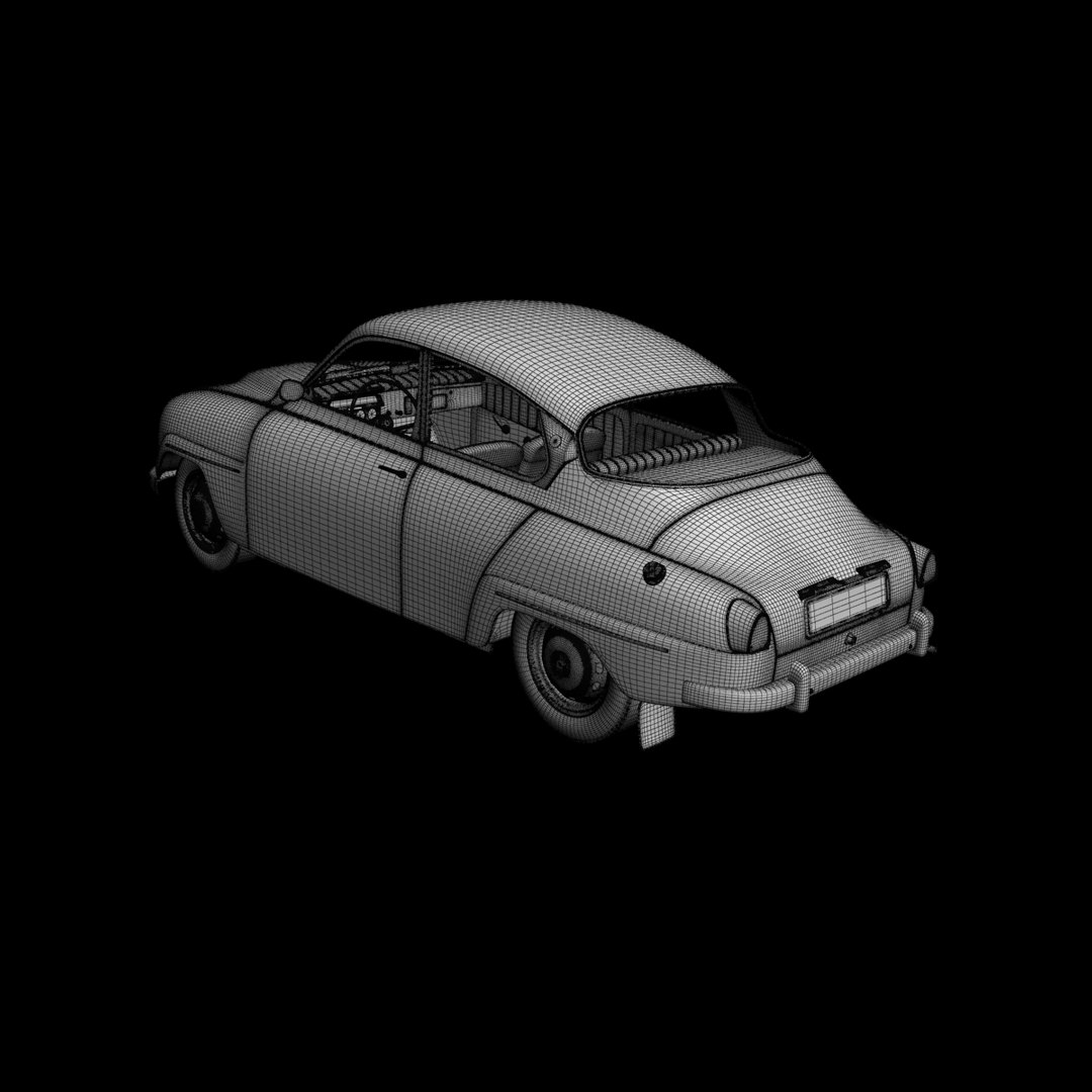 SAAB 96 3D Model - TurboSquid 1792222