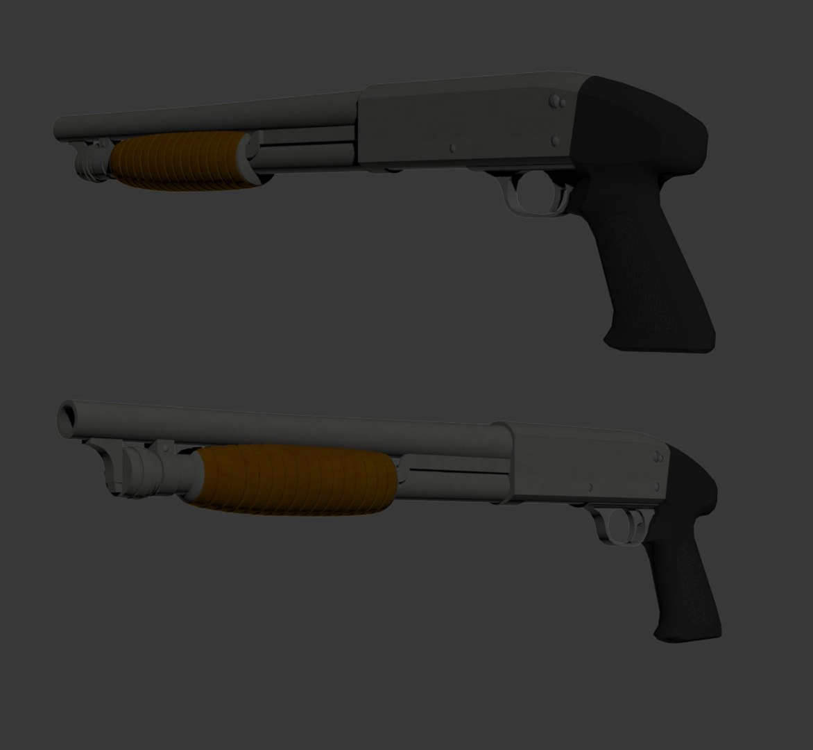 3D Model Ithaca M37 Stakeout - TurboSquid 1236330