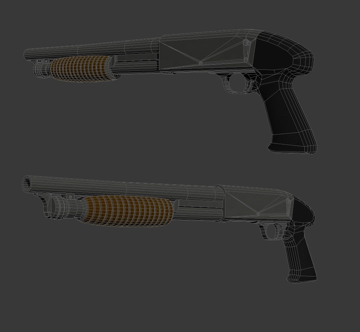 3D Model Ithaca M37 Stakeout - TurboSquid 1236330