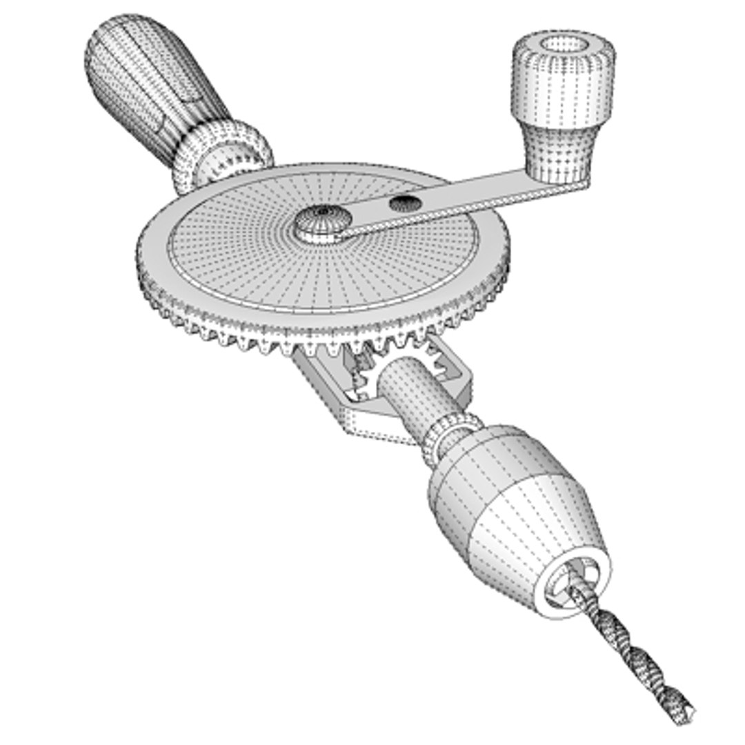 Hand Drill 3ds
