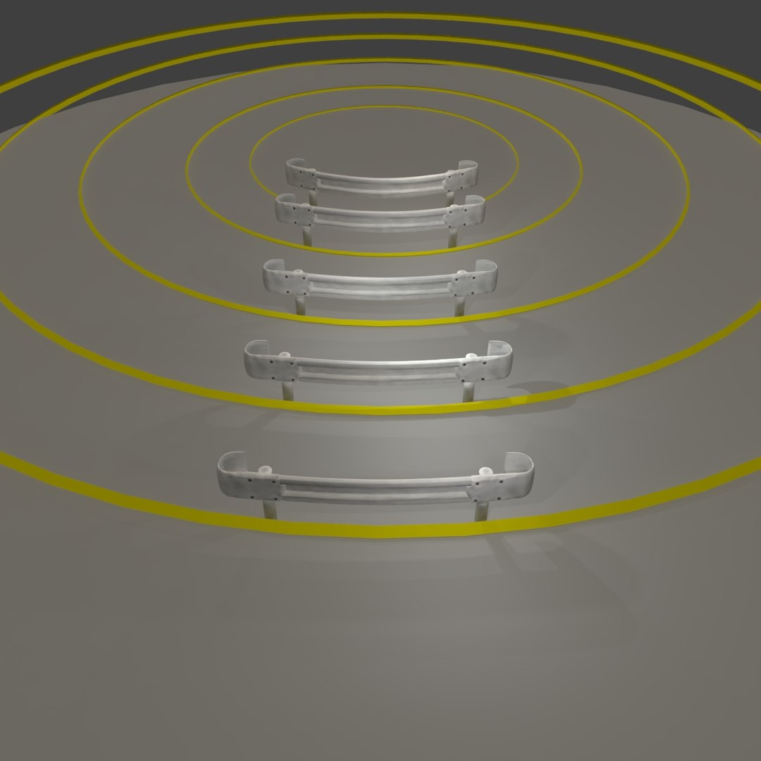 3D Guardrail - Japanese Curved - TurboSquid 1319012
