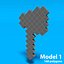 3D Model Minecraft Axe - TurboSquid 1380870
