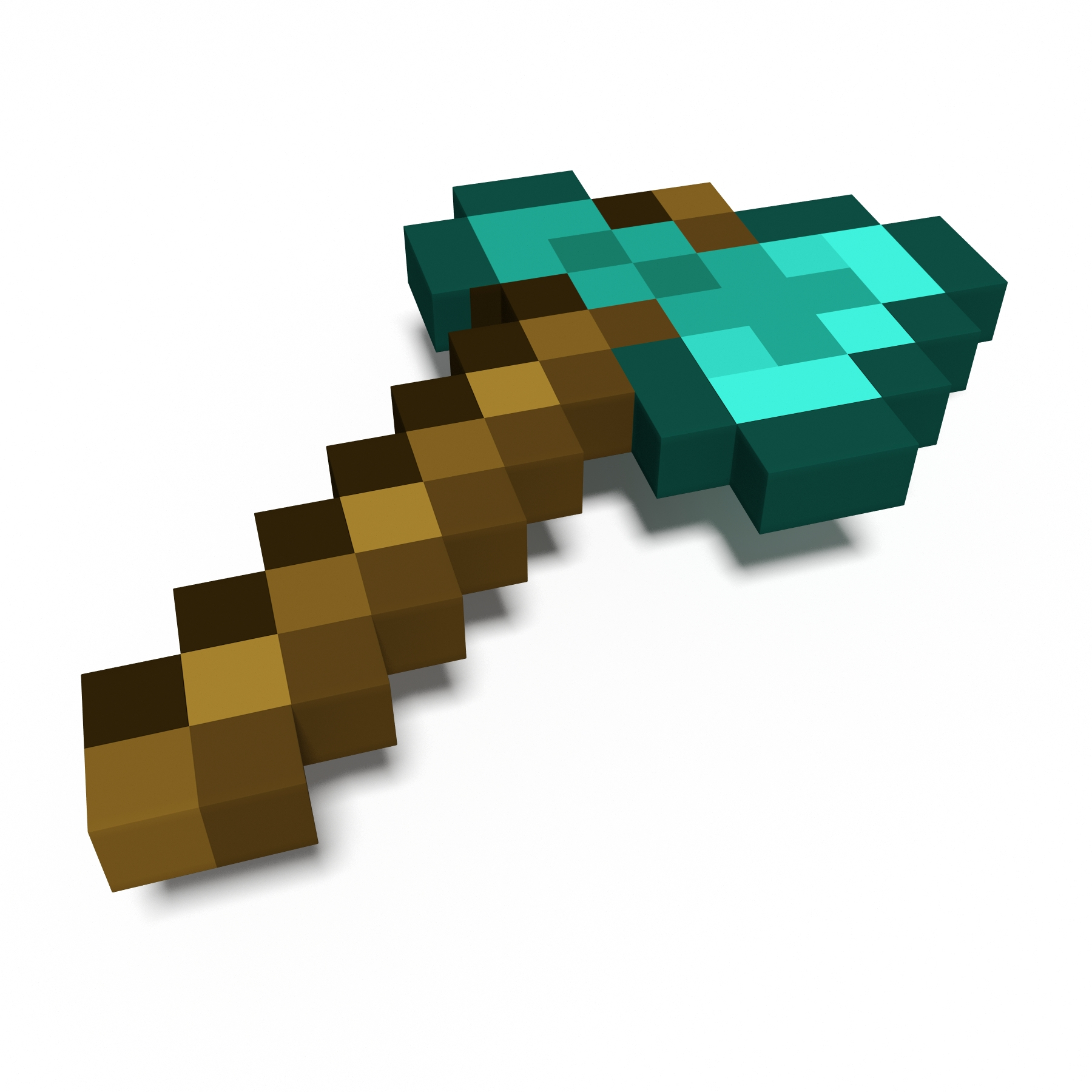 modelo 3d Hacha de Minecraft - TurboSquid 1380870