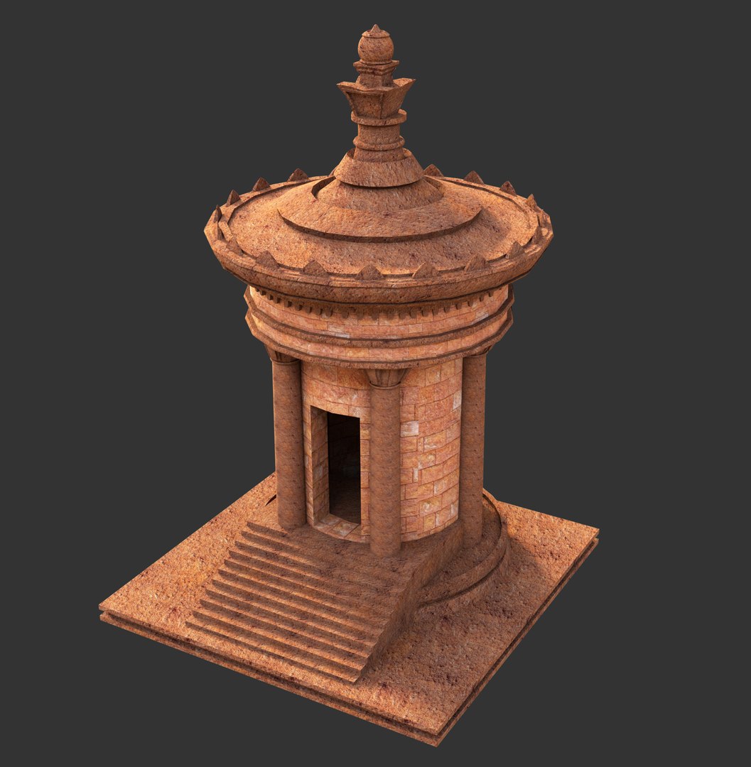 Free Mini Ancient Temple 3D Model - TurboSquid 2232498