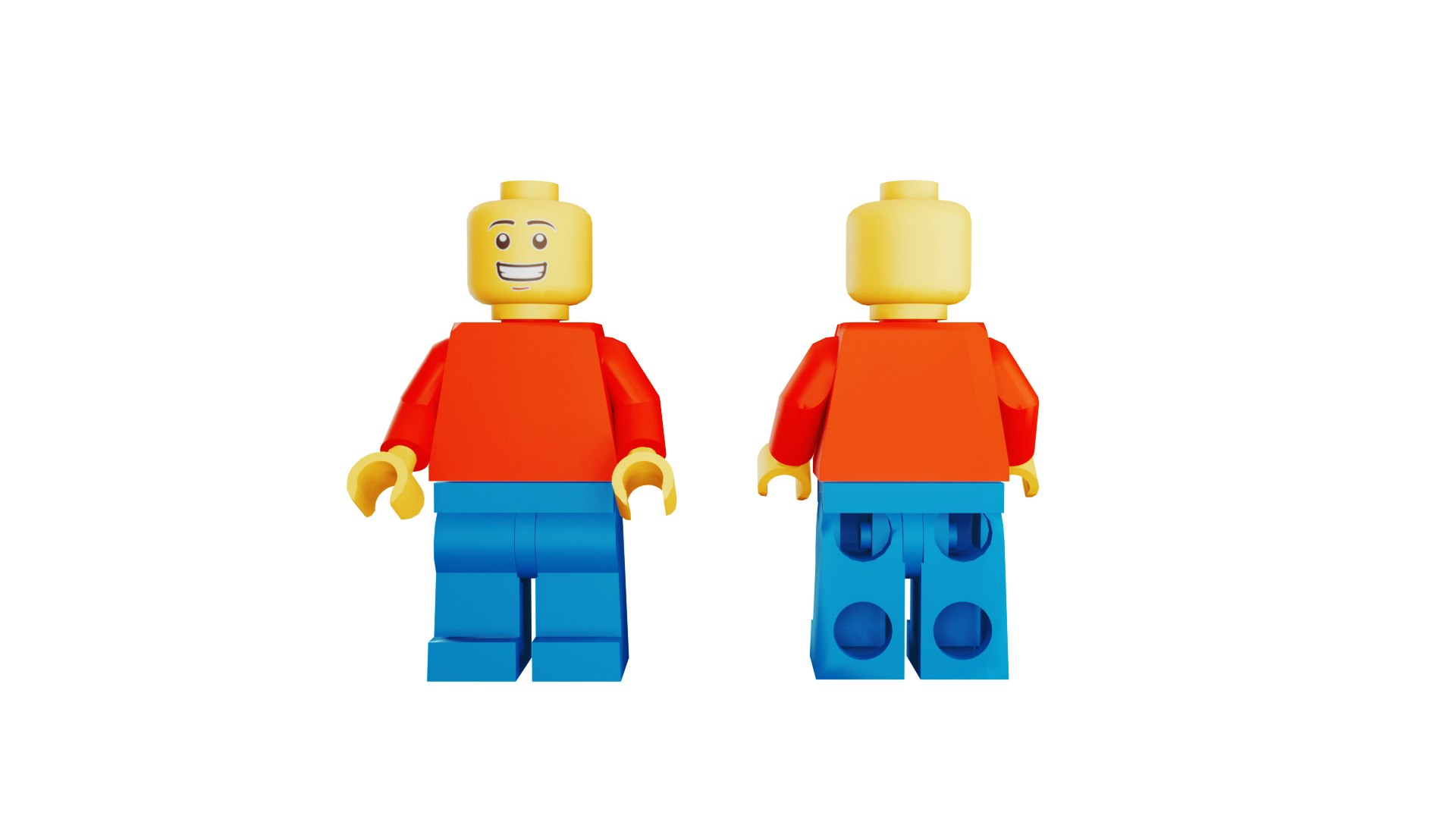 Lego Minifig - Minifigures Basic 3D Model - TurboSquid 2392807