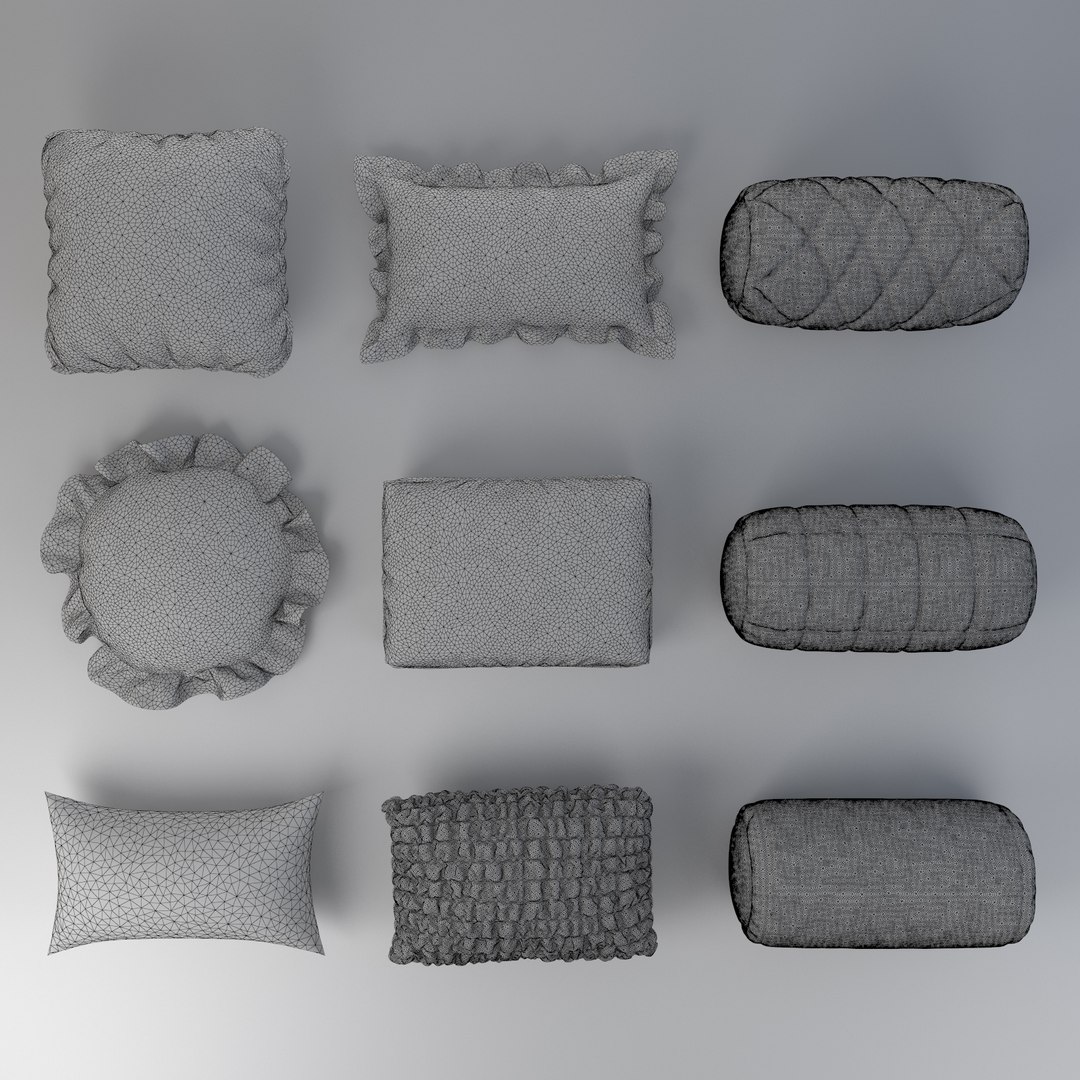 3D Pillow Pack Model - TurboSquid 1459082