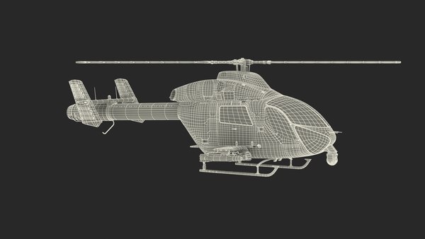 MD969ツインアタックヘリコプターが装備3Dモデル - TurboSquid 1623866