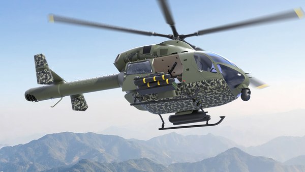 3D md 969 twin attack helicopter - TurboSquid 1623866