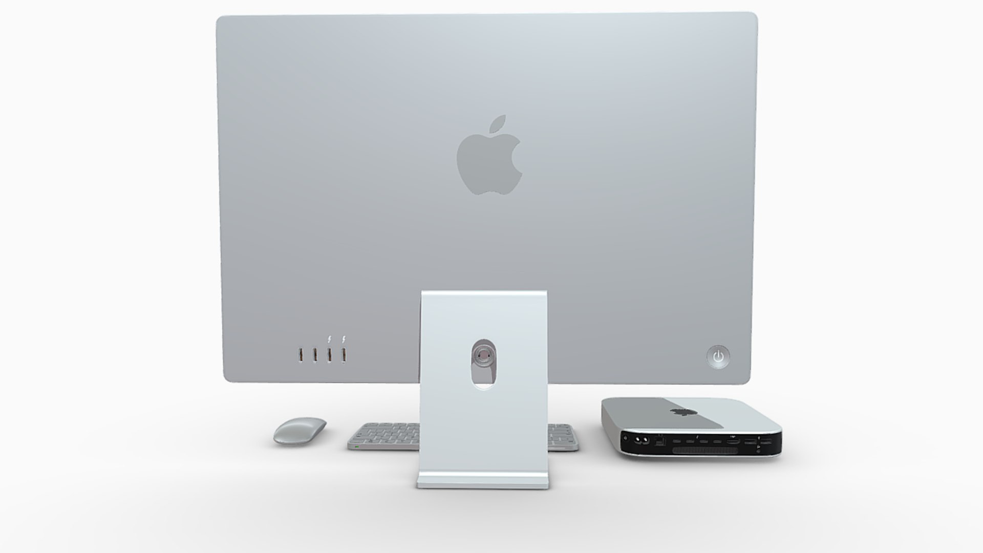 3D Apple IMac Desktop Computer Model - TurboSquid 2263025