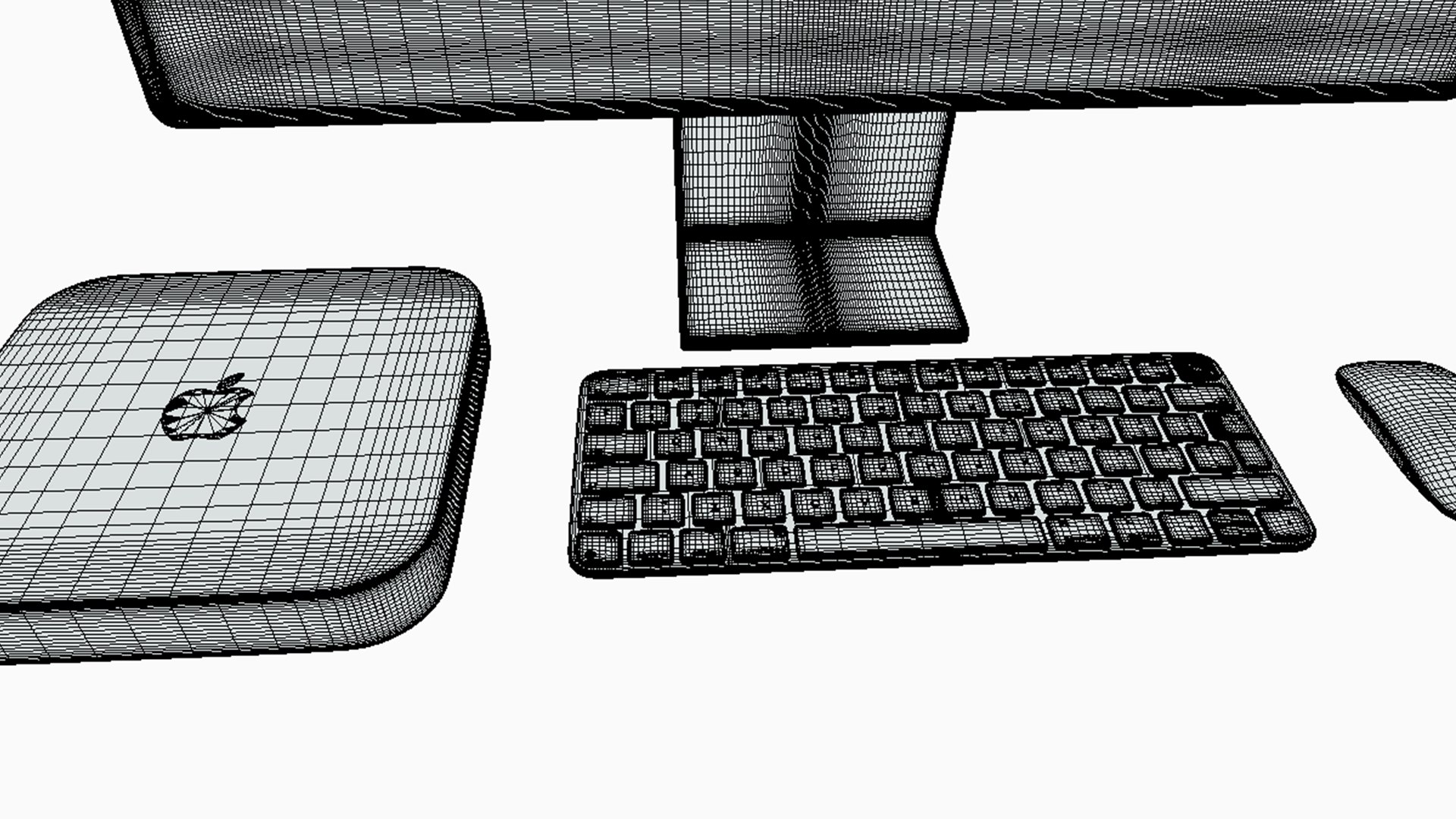 3D Apple IMac Desktop Computer Model - TurboSquid 2263025