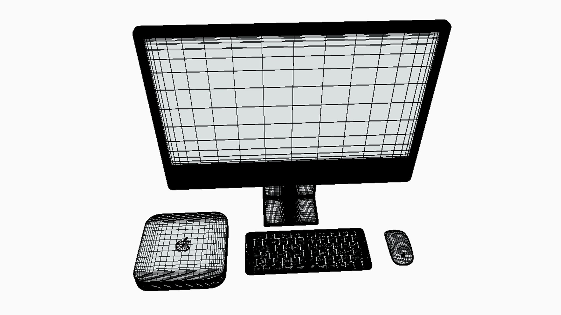 3D Apple IMac Desktop Computer Model - TurboSquid 2263025