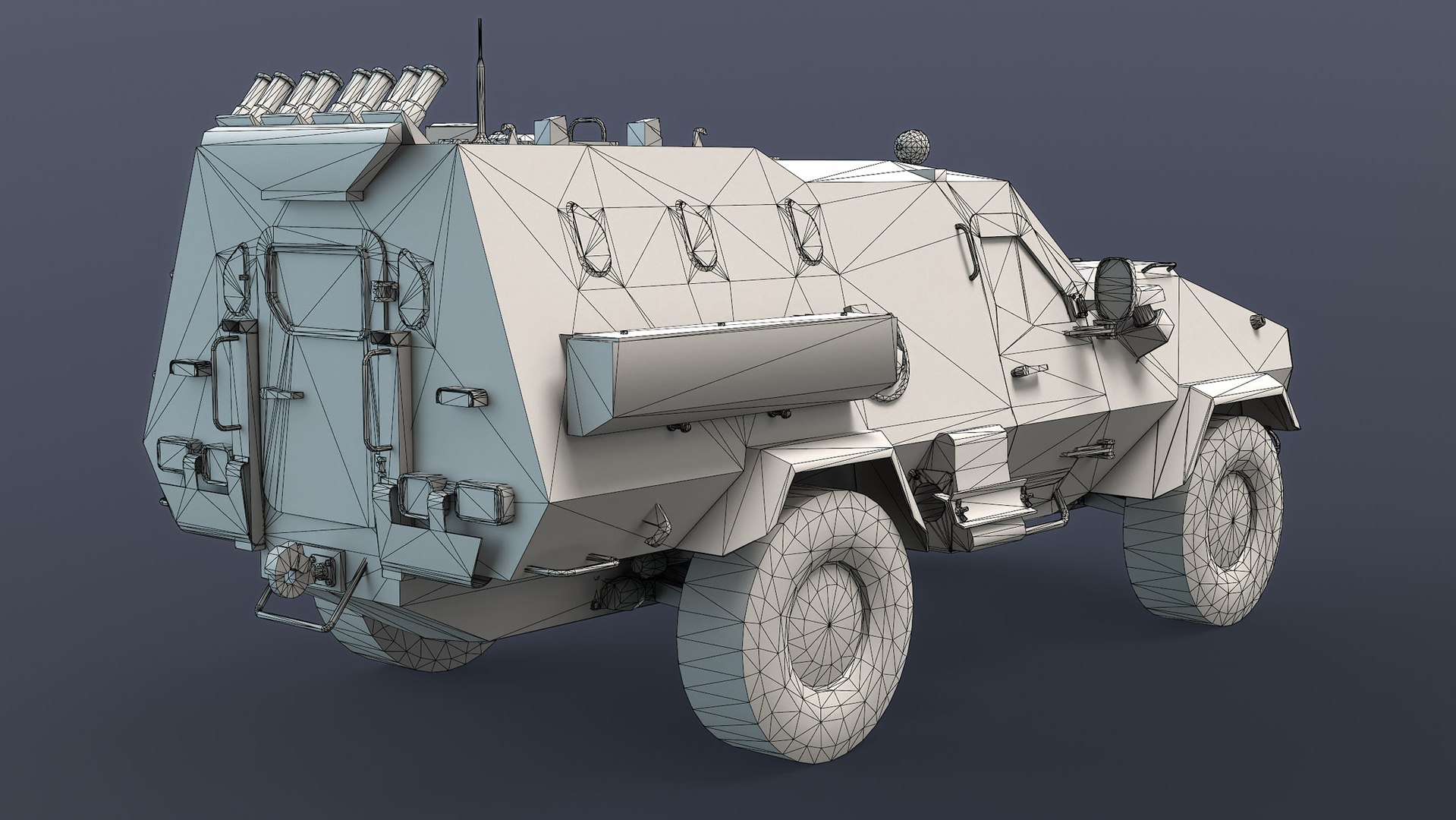 Dozor-B Ukrainian APC Low-poly 3D Model - TurboSquid 1904848