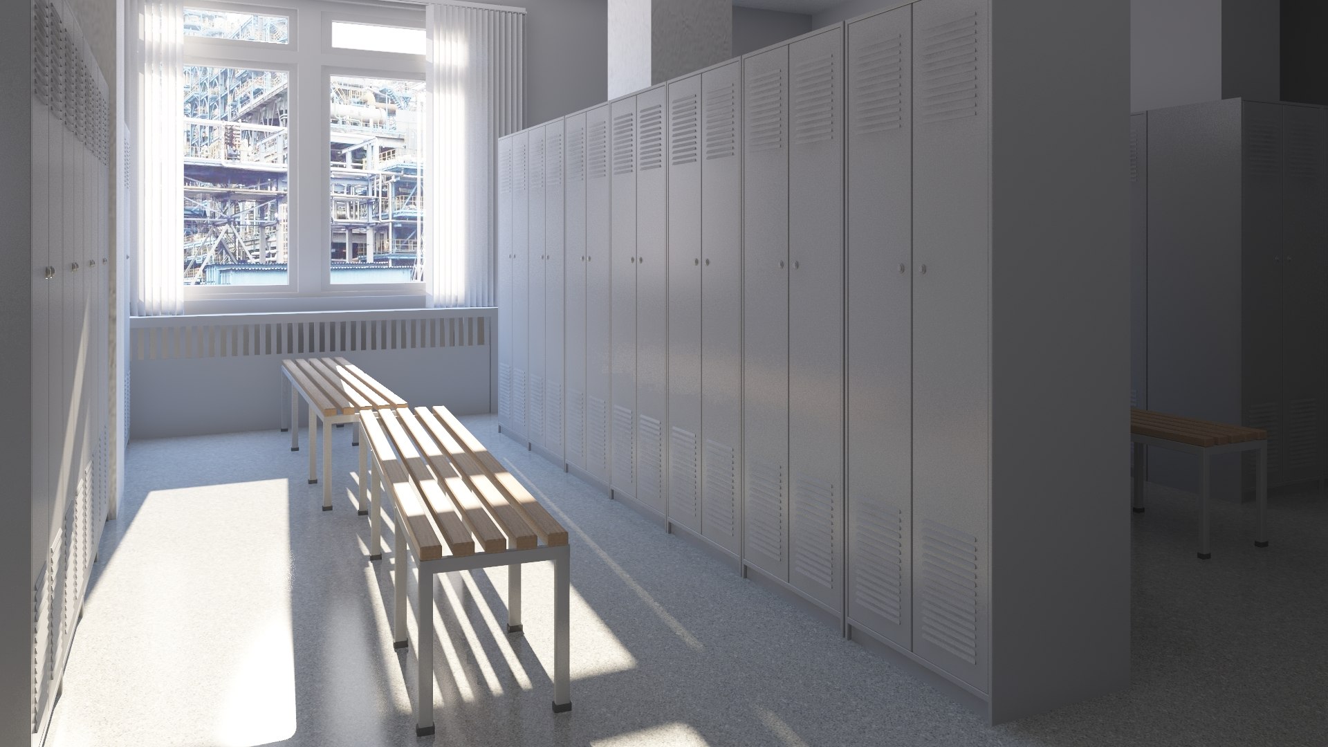 Locker Room 6 3D - TurboSquid 2014478