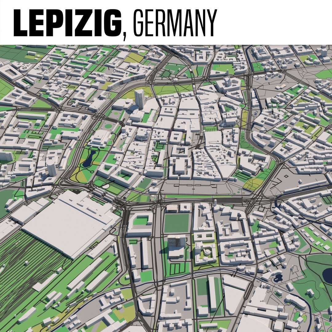 City Leipzig 3D - TurboSquid 1432816