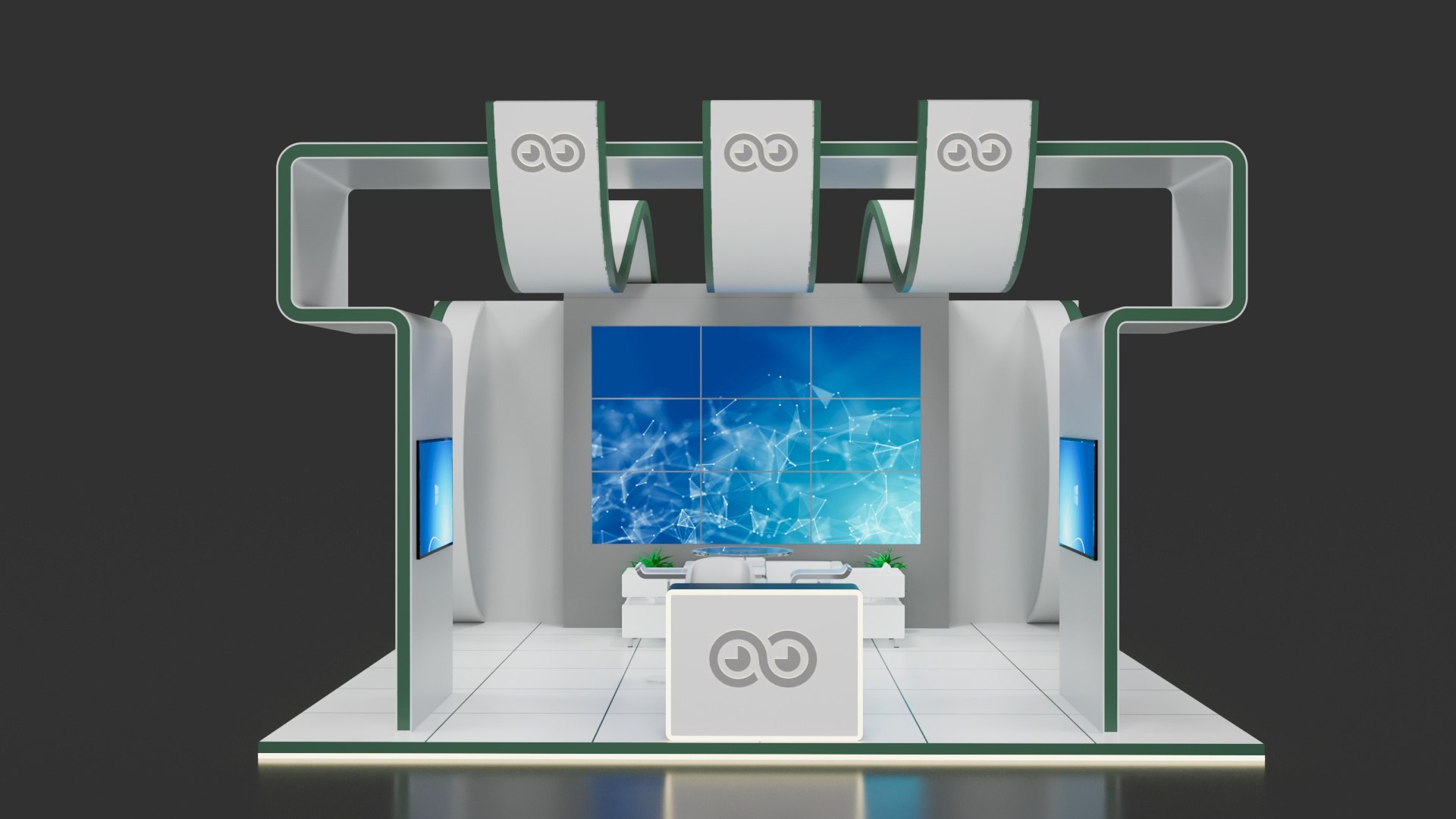 3D 6x6 Meter Exhibition Booth - TurboSquid 2261767
