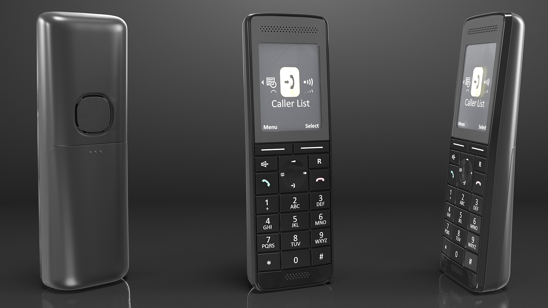 Cordless Landline Home Phone 3D Model - TurboSquid 1739616