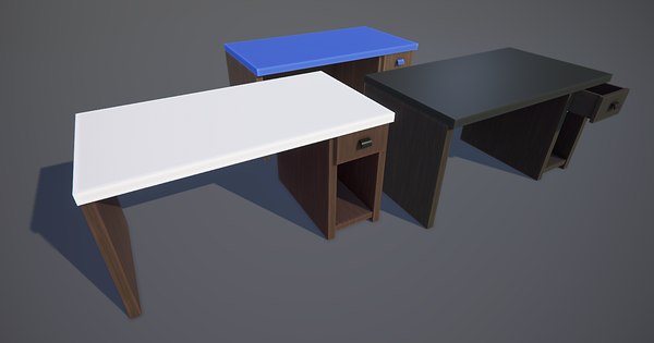 3D desk table model - TurboSquid 1194123