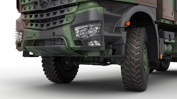 Mercedes Arocs Camouflage 6X6 model - TurboSquid 1839600