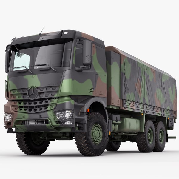 Mercedes Arocs 위장 6X6 3D 모델 - TurboSquid 1839600