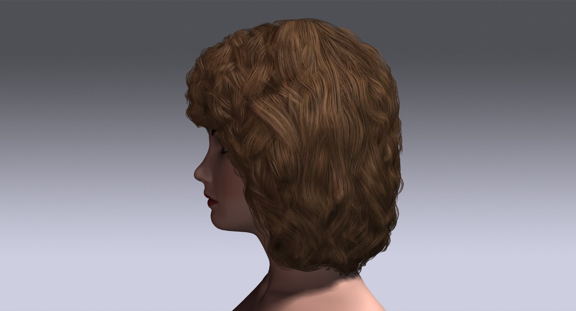 Hairstyle 32 hair 3D model - TurboSquid 1422425