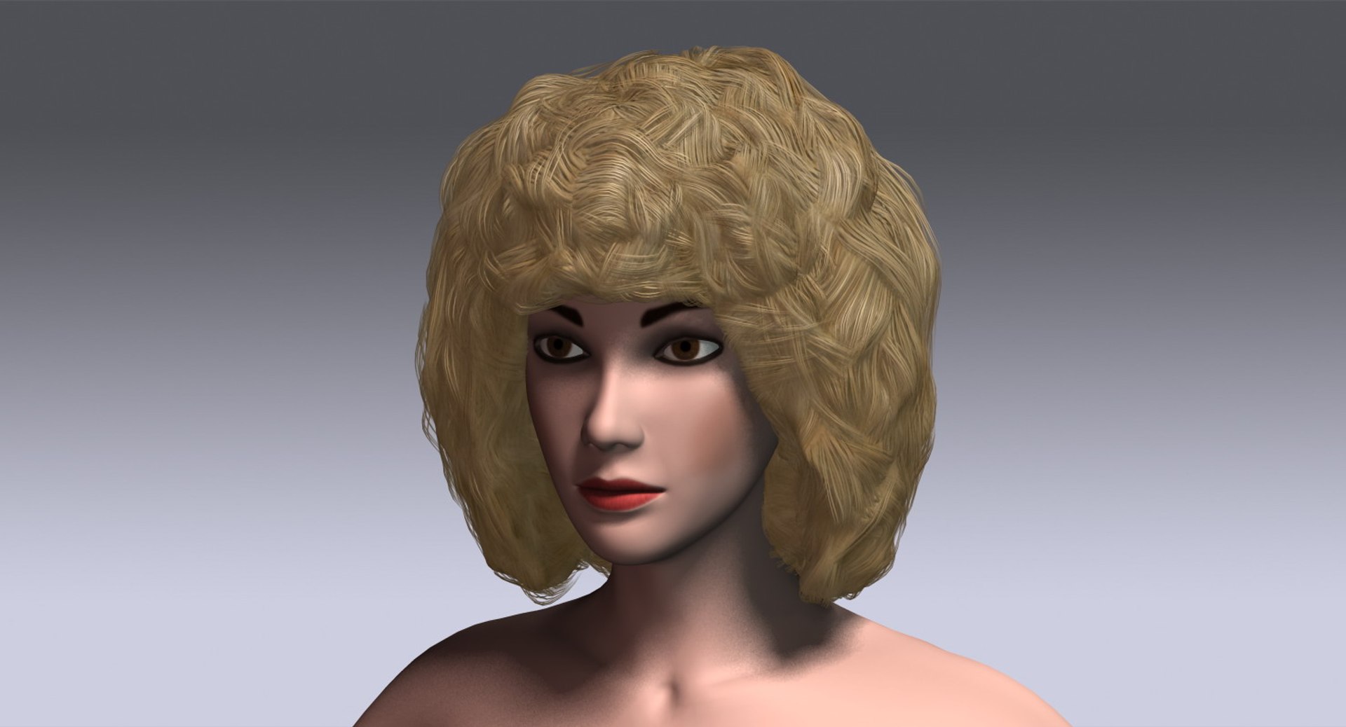 Hairstyle 32 hair 3D model - TurboSquid 1422425