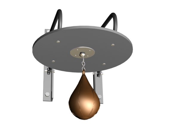 wall punching bag 3d model