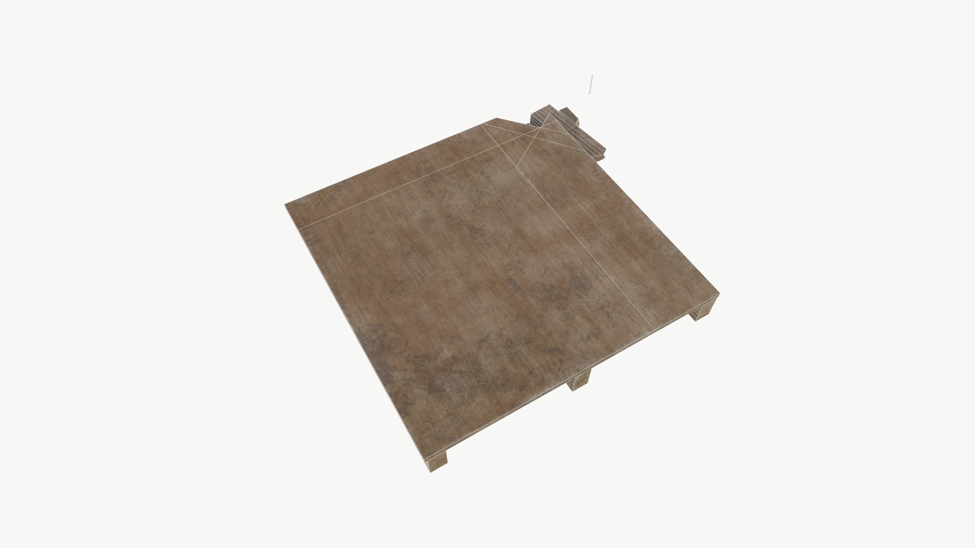 3D Damaged Wood Pallet Model - TurboSquid 2270244
