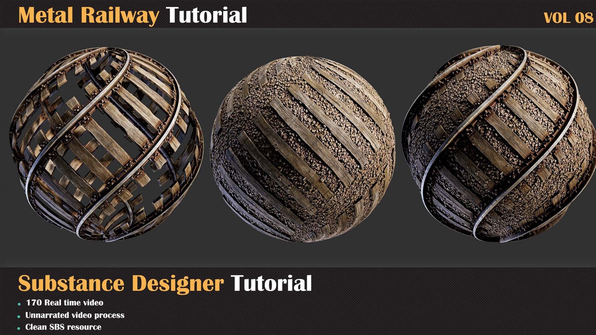 3D Model Metal Railway Tutorial - VOL 08 - TurboSquid 2284990