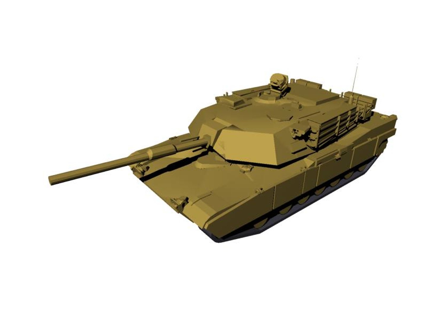 Abrams Tank 3d Model