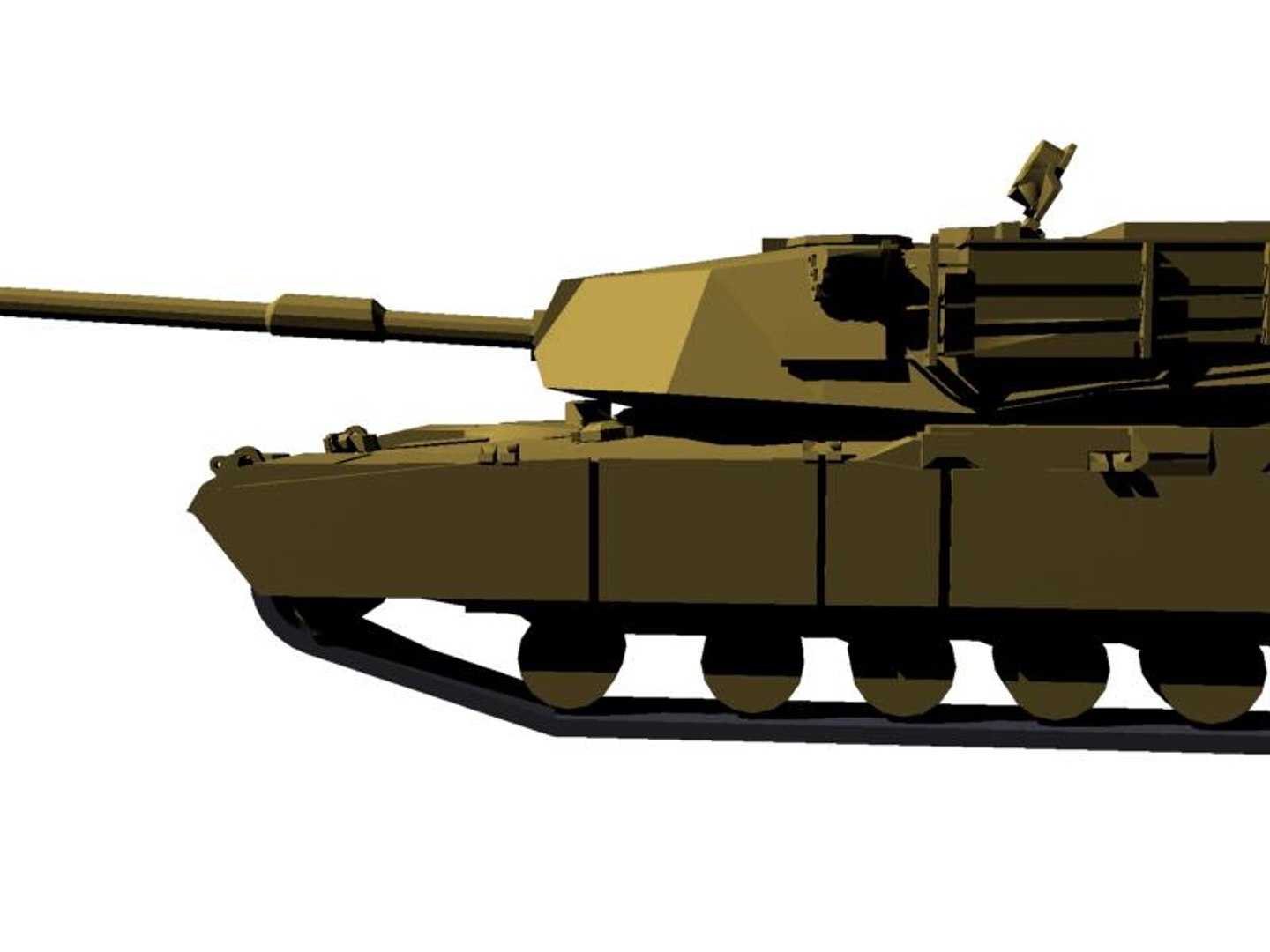 Abrams Tank 3d Model