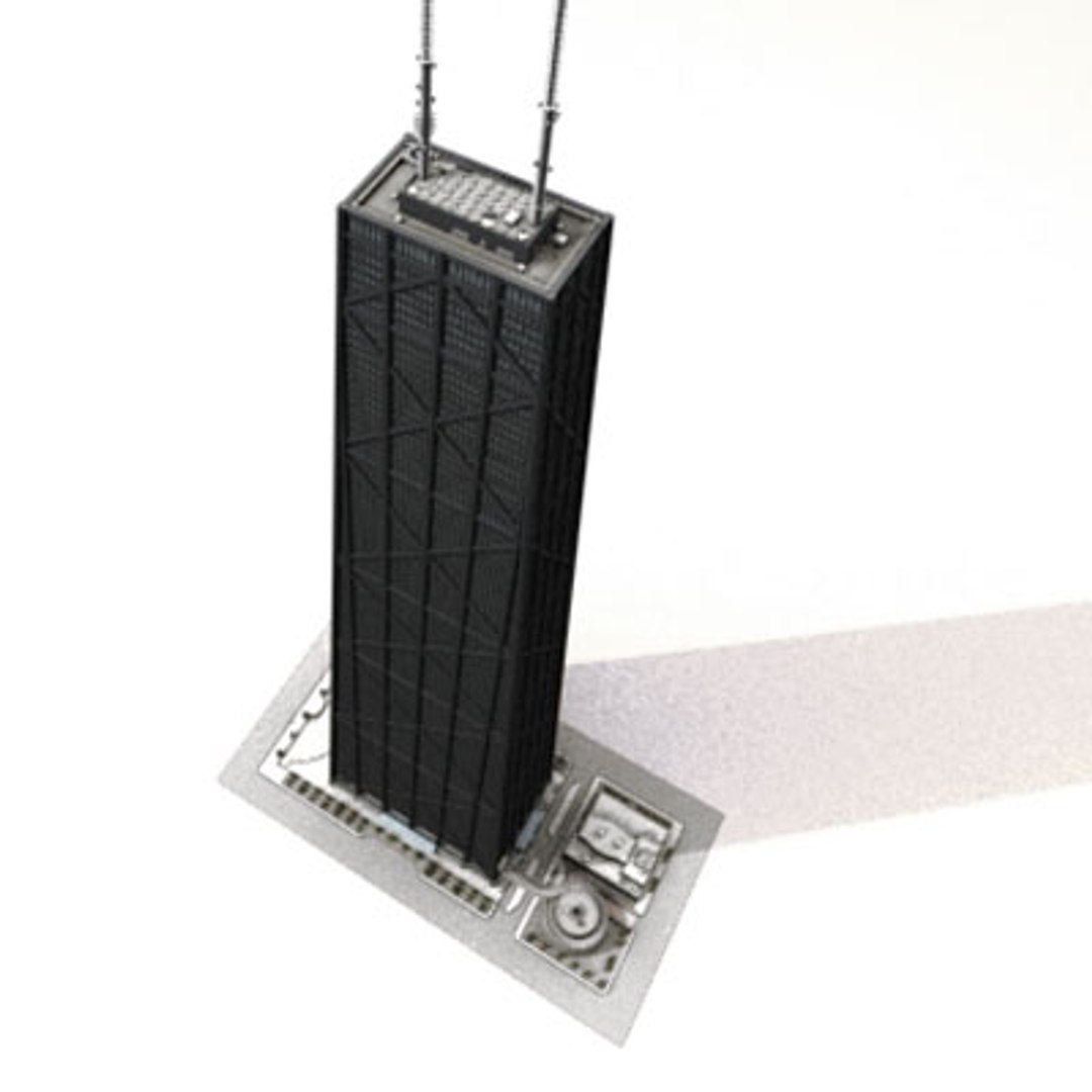 3d John Hancock Center Building Model