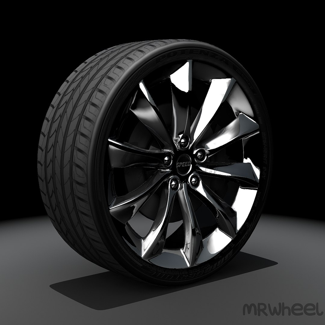3d model wheel mrwheel