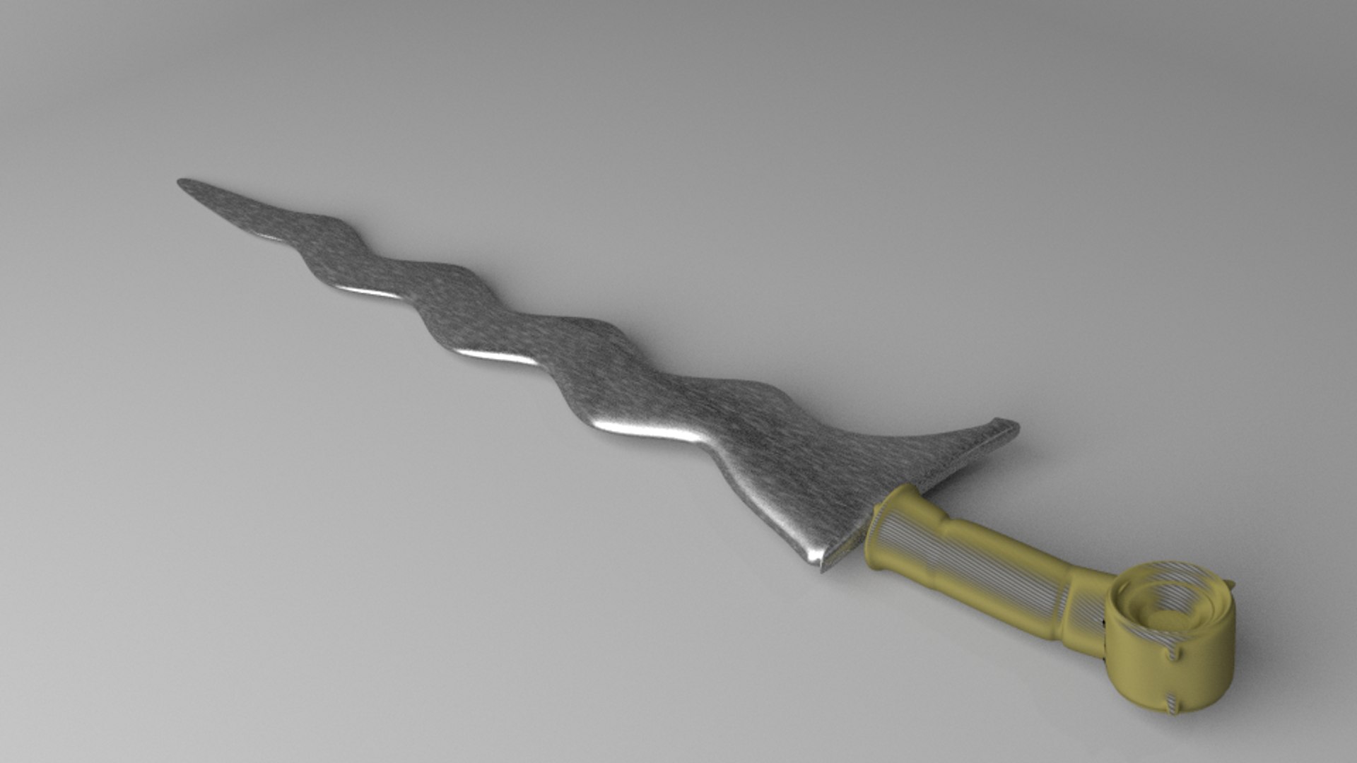 3D Kris Dagger 4 - TurboSquid 1582212