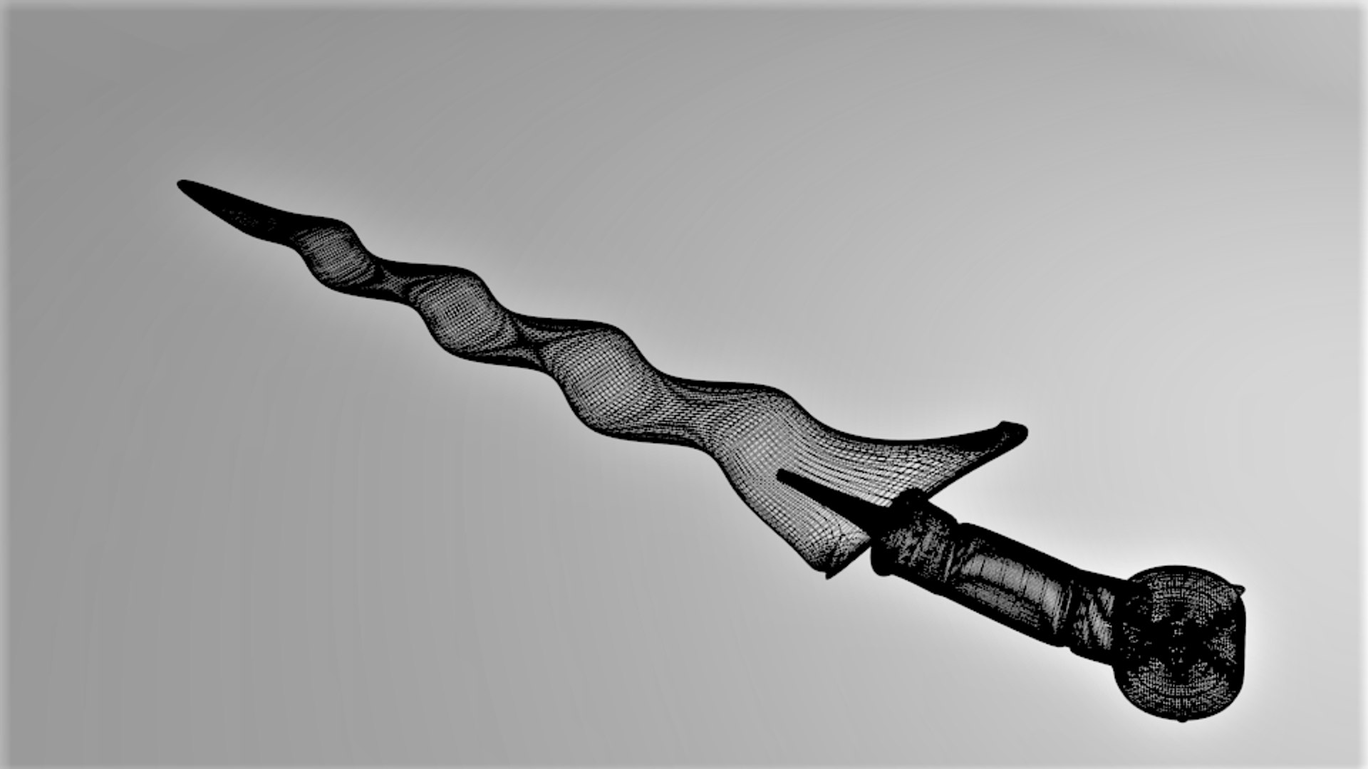 3D Kris Dagger 4 - TurboSquid 1582212