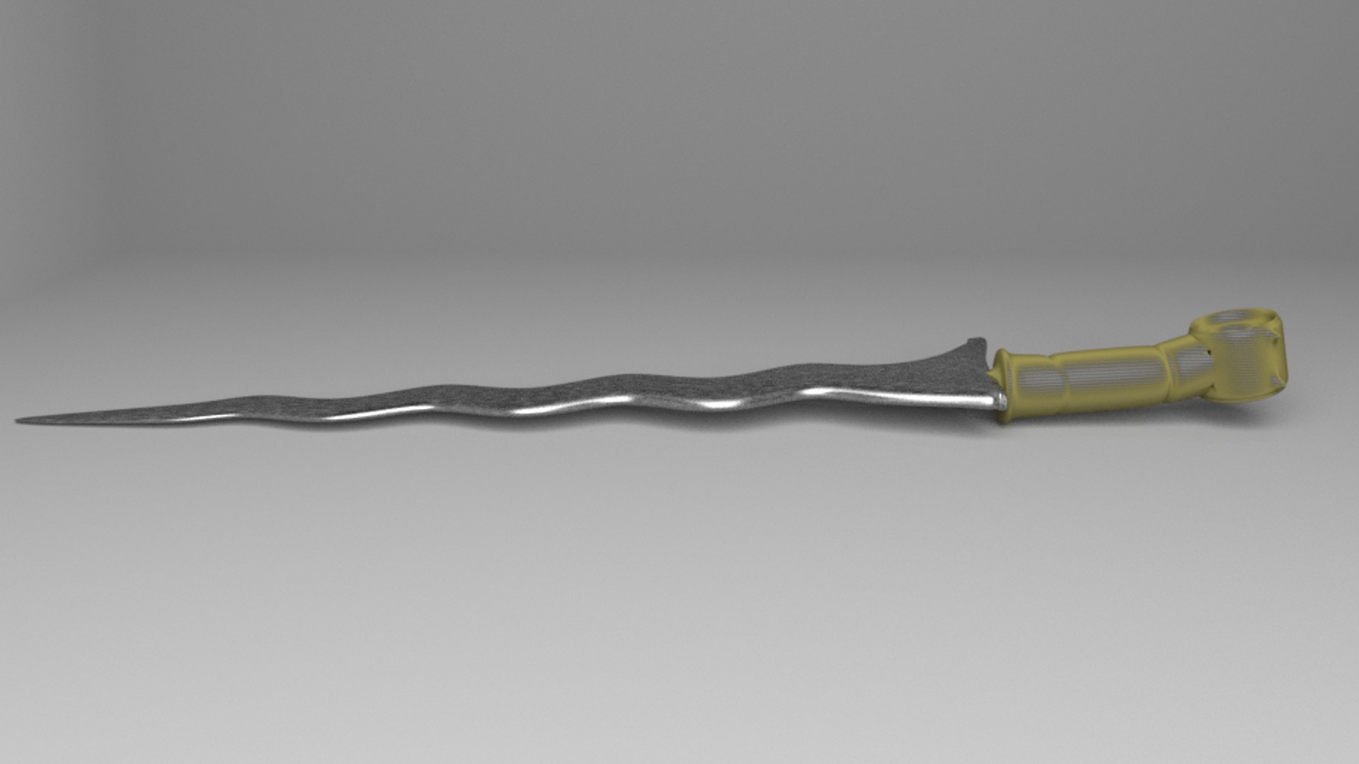 3D Kris Dagger 4 - TurboSquid 1582212